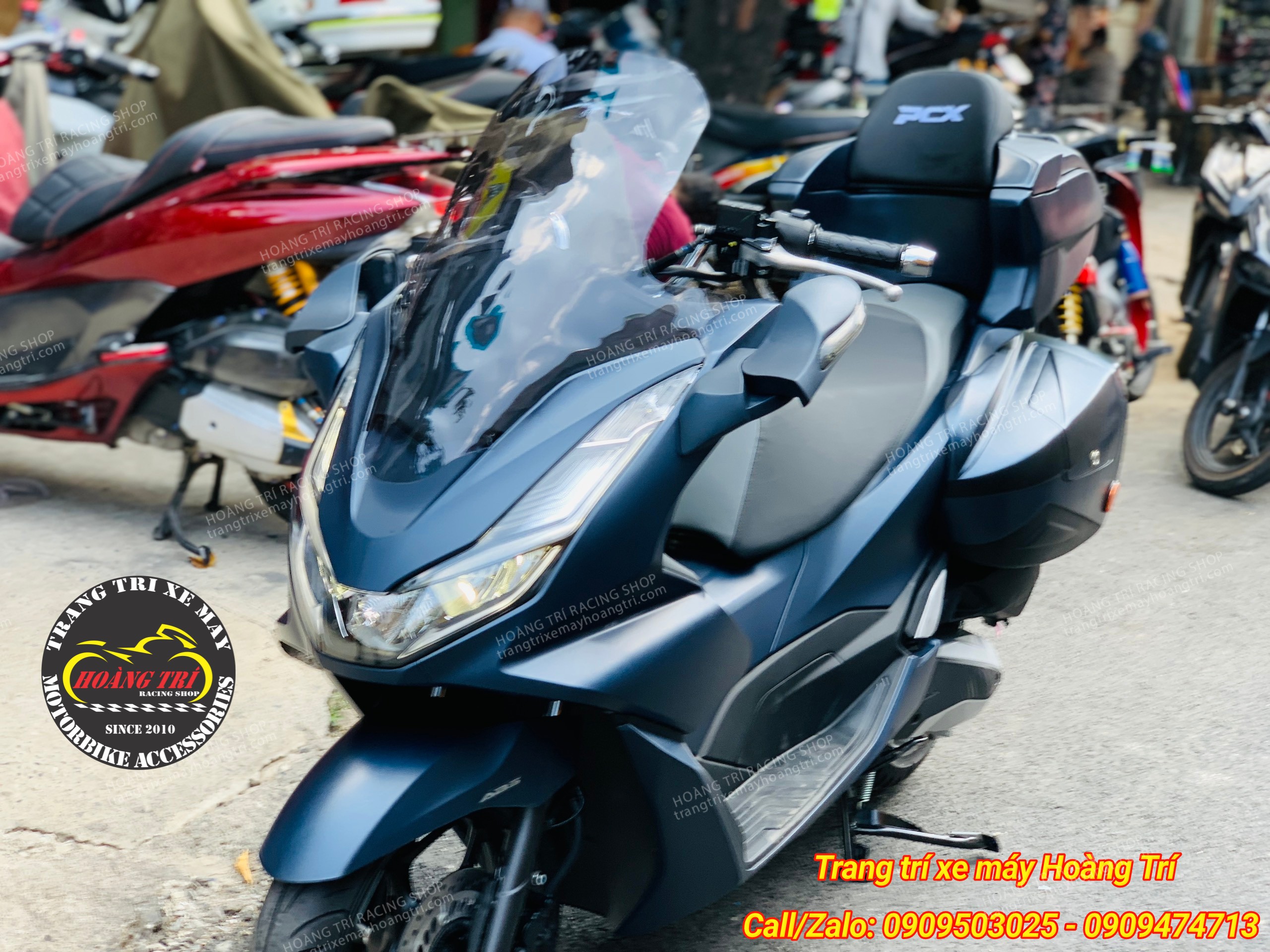 Bộ thùng hông (side box) PCX 160 hàng nhập Indonesia