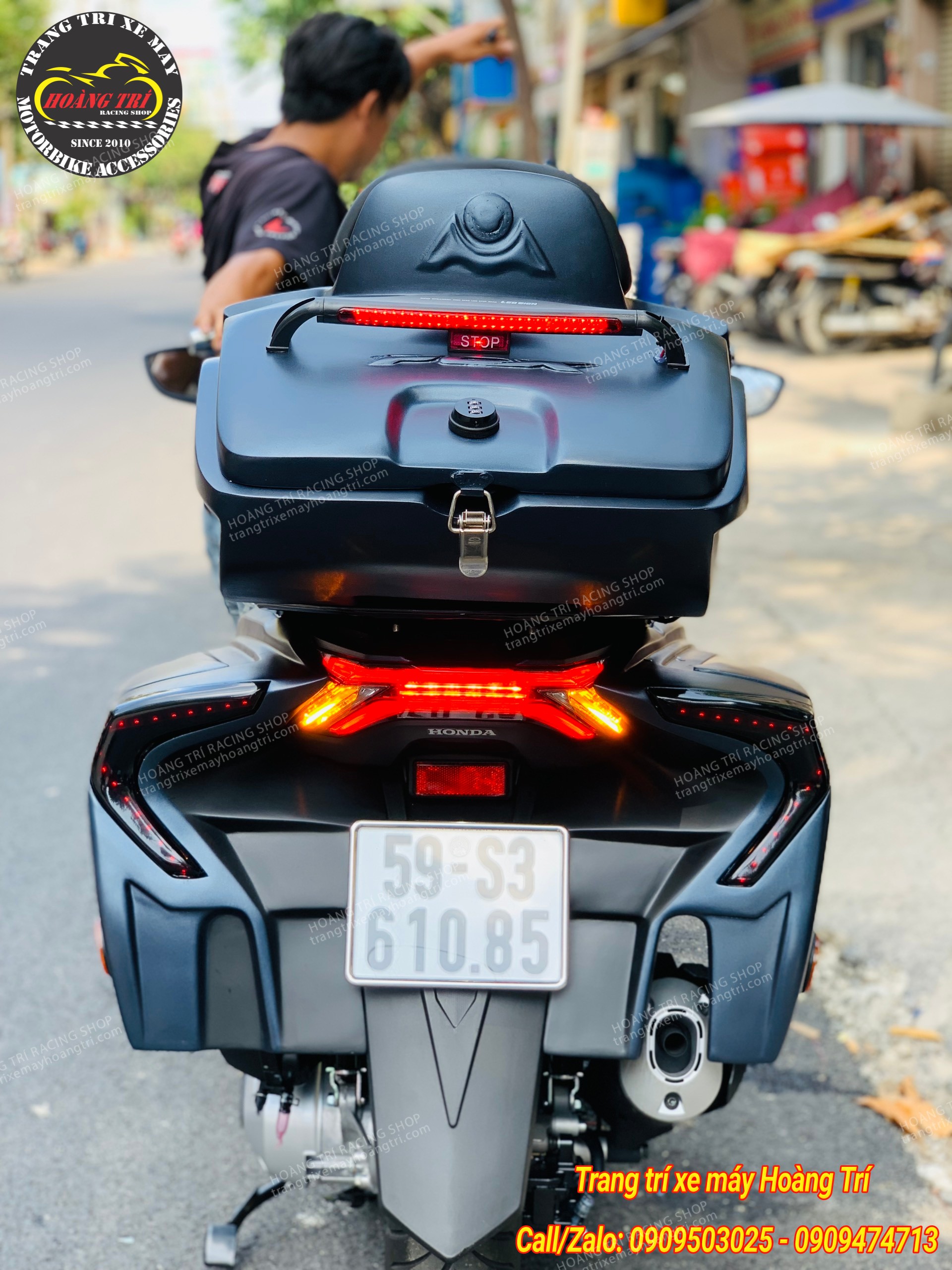Bộ thùng hông (side box) PCX 160 hàng nhập Indonesia