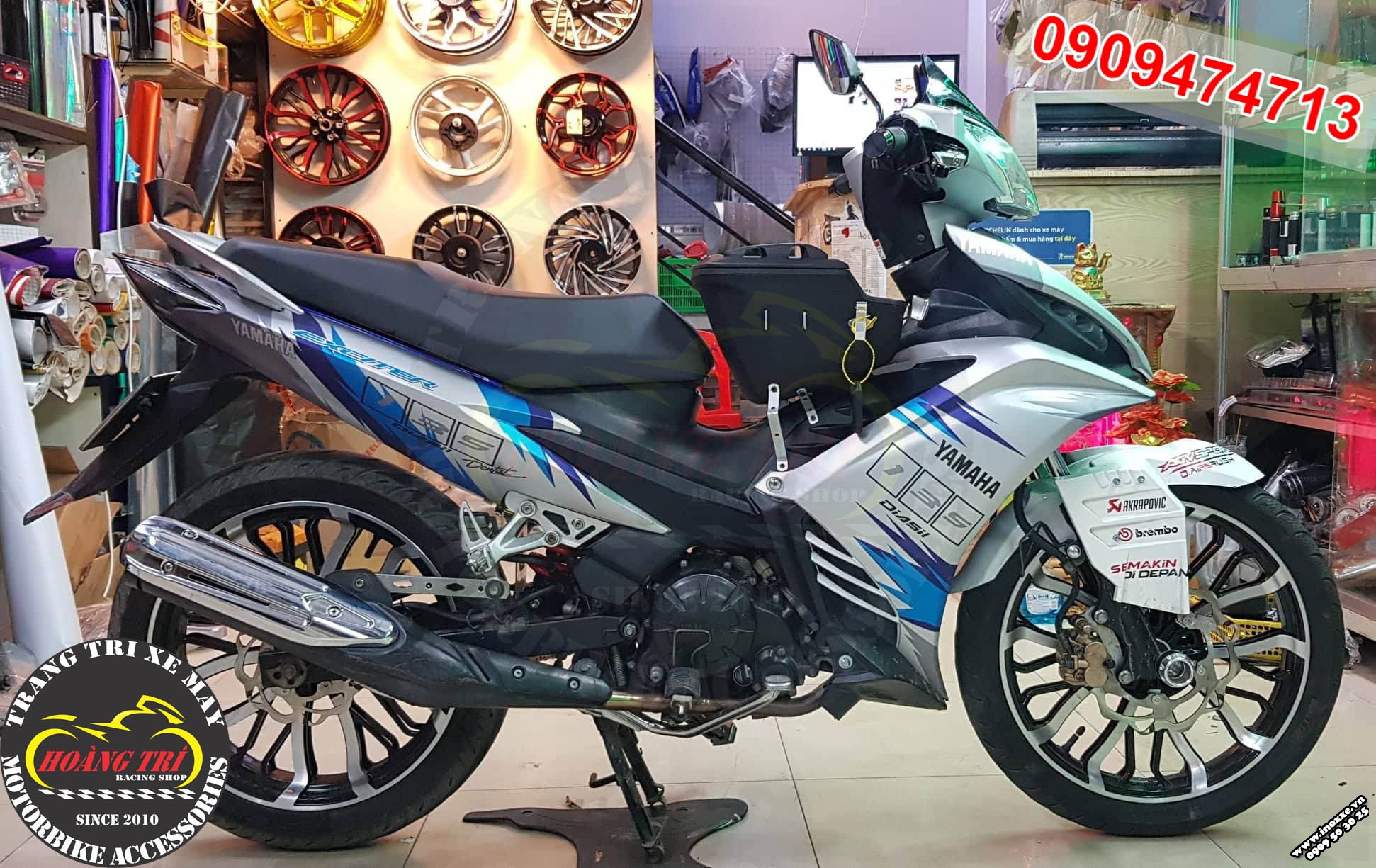 Mâm kuni độ cho xe Exciter 135cc