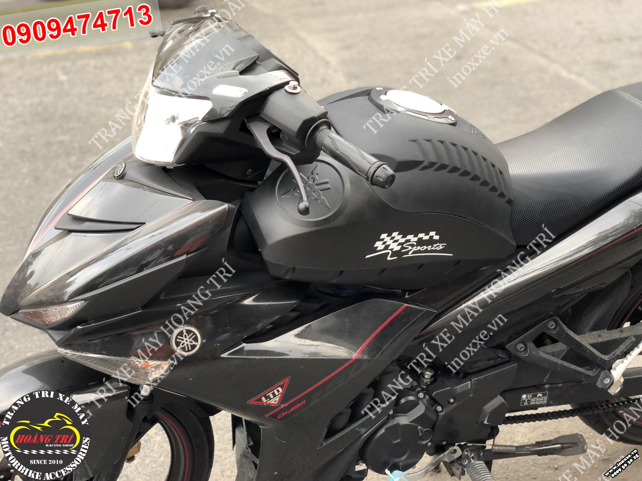 Thùng đựng đồ cho Exciter 150 kiểu bình xăng Moto