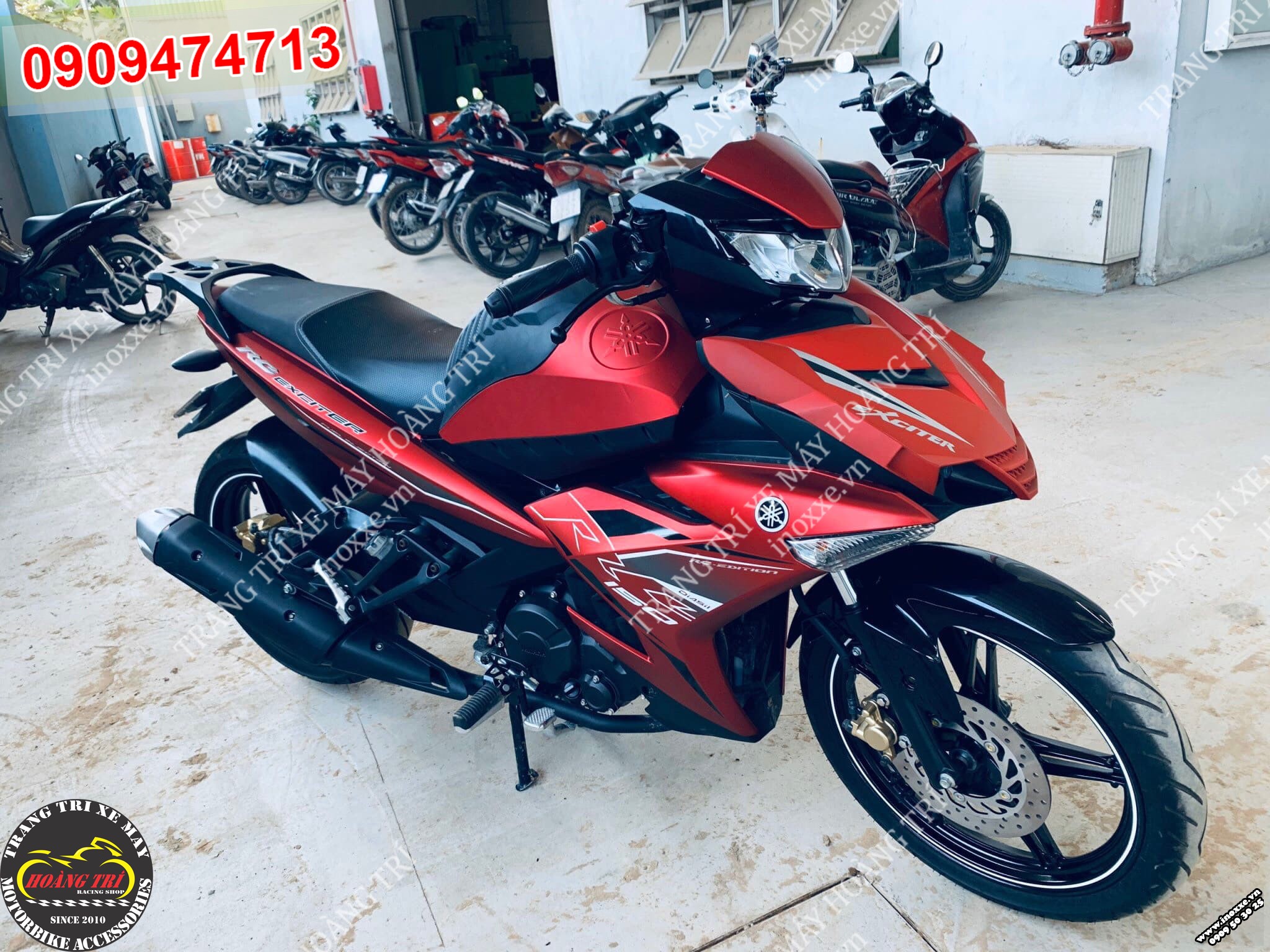 Thùng đựng đồ cho Exciter 150 kiểu bình xăng Moto