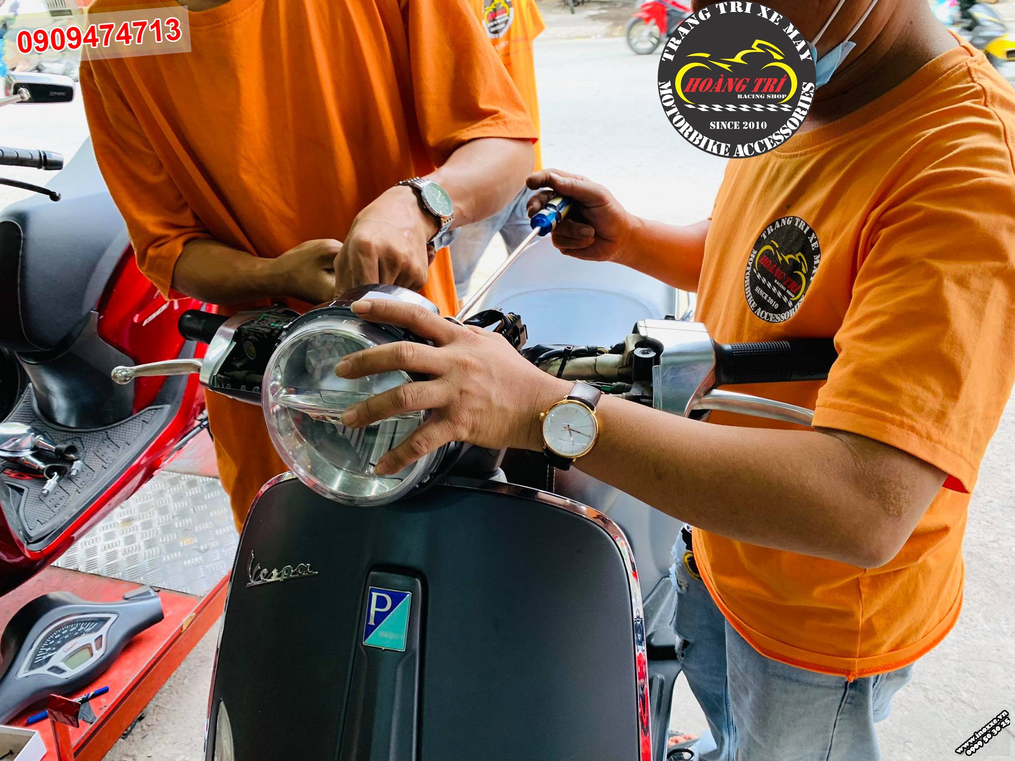 Đèn Pha Led 2 tầng Vespa Primavera