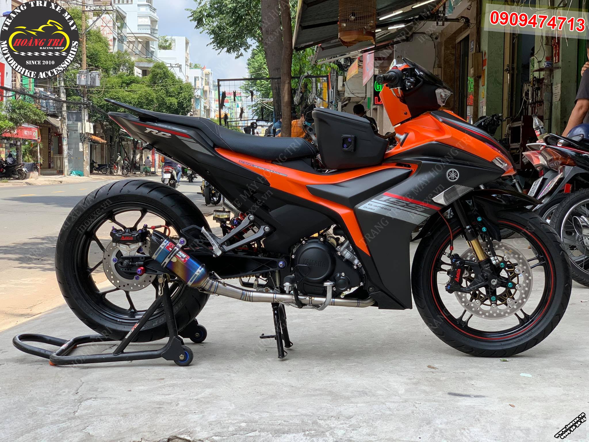 Độ dàn chân sau cho Exciter 155 phong cách Moto - Mâm R3 X1R 5.0, Gấp ...