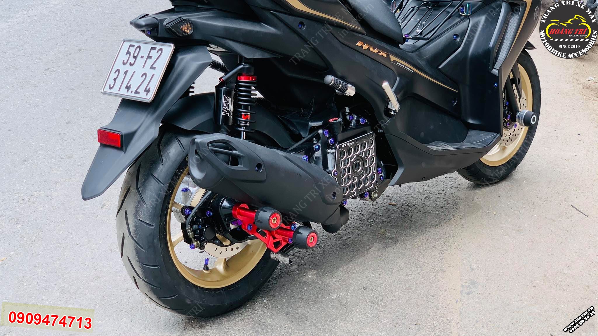 Bản độ NVX 2021 với chi phí 45 triệu tại Hoàng Trí Racing