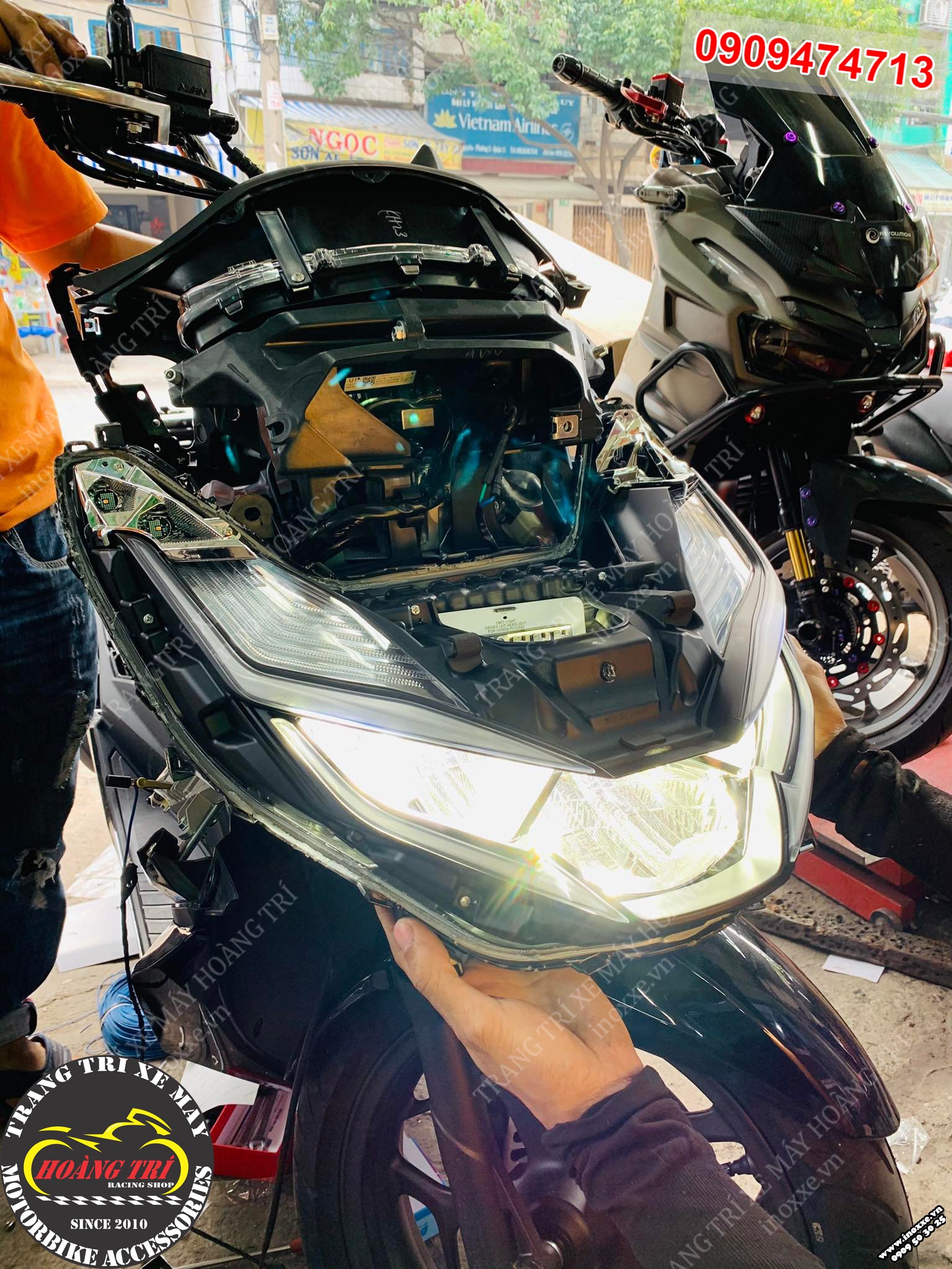 Mạch tăng sáng đèn pha Led PCX 2021