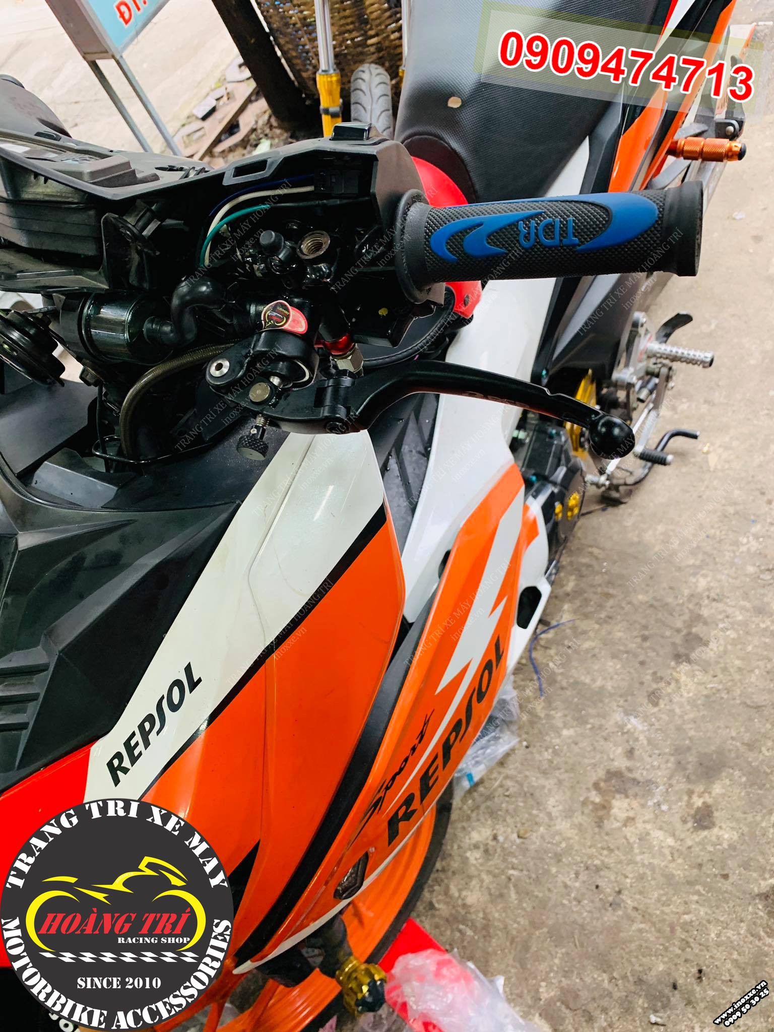 Trọn bộ tay côn dầu Racing Boy cho xe Winner, Winner X